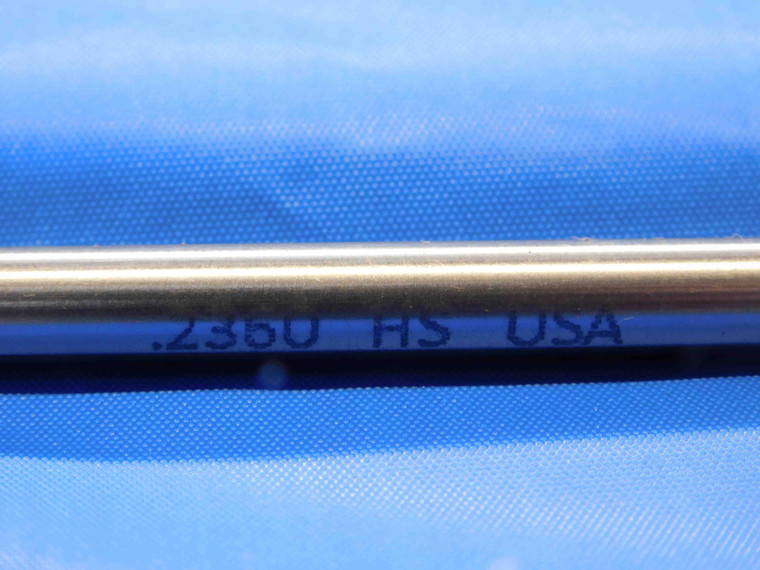 0.236 OD HSS CHUCKING REAMER 6 FL .236 .2360 15/64 .2500 -.0140 ...