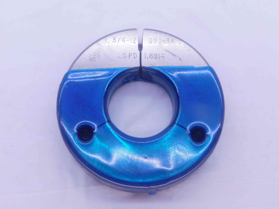 1 3/4 12 UNJ 3A THREAD RING GAGE 1.75 1.750 1.7500 NO GO ONLY P.D. = 1. ...