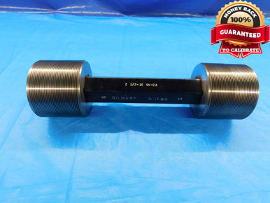 2 1/2 16 UN 2A SET Thread Plug Gage | DW18490RD | M & J Tooling LLC