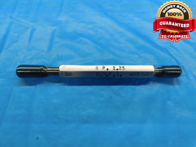 M8 X 1.25 OMFS BEFORE PLATE SET Thread Plug Gage | DW19077RD | M & J ...