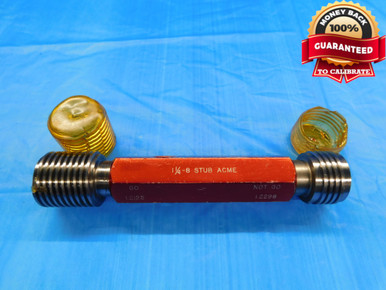 1 1/4 8 STUB ACME 2G Thread Plug Gage | DW19262BX2 | M & J Tooling LLC
