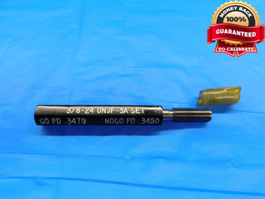 3/8 24 UNJF 3A SET Thread Plug Gage | DW20047CJ2 | M & J Tooling LLC