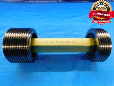 3 1/8 6 ACME 2G Thread Plug Gage | DW20648AG2 | M & J Tooling LLC