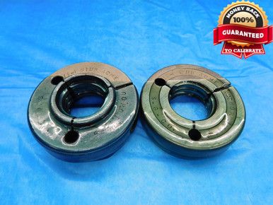 1 1/2 4 STUB ACME 2G THREAD RING GAGES 1.5 4.0 GO NO GO P.D.'S = 1.4152 ...