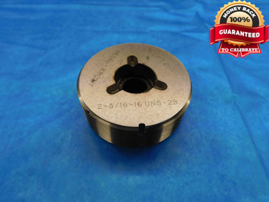2 5/16 16 UNS 2B Thread Plug Gage | DW22270LVR | M & J Tooling LLC