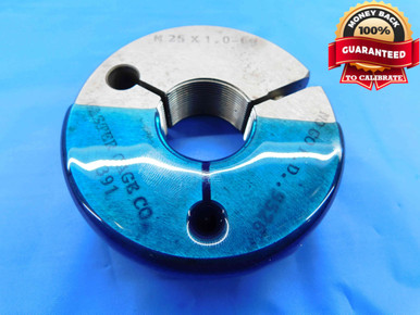 M25 X 1 6g Thread Ring Gage | DW23858LVR | M & J Tooling LLC