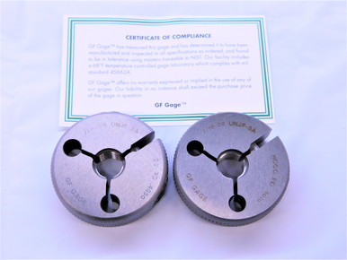 NEW 7/16 20 UNJF 3A Thread Ring Gage | MS6778GFG | M & J Tooling LLC
