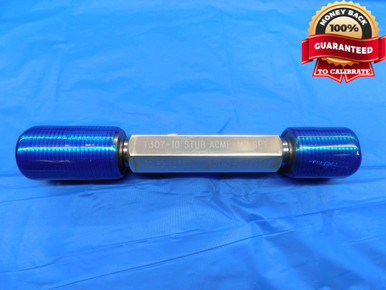 1.307 10 STUB ACME M2 SET Thread Plug Gage | DW24389RD | M & J Tooling LLC