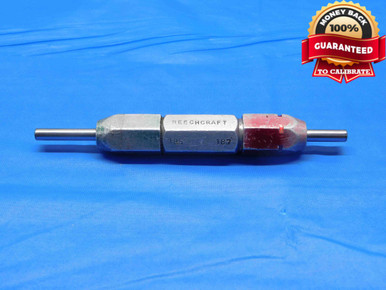 .1850 & .1870 PIN PLUG GAGE GO NO GO .1875 -.0005 3/16 4.750 mm .185 .187 - AW0006RD - M & J ...