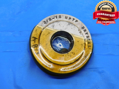 3/8 18 NPTF 6 STEP Thread Ring Gage | DW25047RD | M & J Tooling LLC