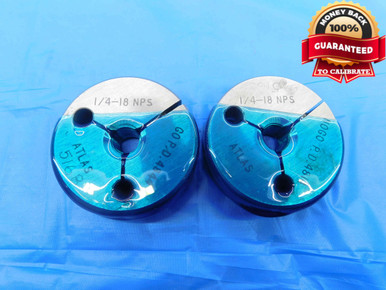 1/4 18 NPS Thread Ring Gage | DW25468BF3 | M & J Tooling LLC