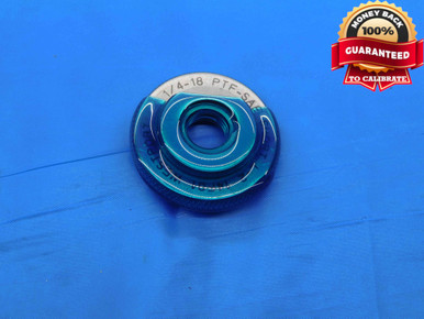 1/4 18 PTF SAE SHORT L2 Thread Ring Gage | DW25517BF3 | M & J Tooling LLC