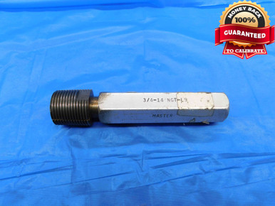 3/4 14 NGT L9 MASTER Thread Plug Gage | DW25729BI3 | M & J Tooling LLC
