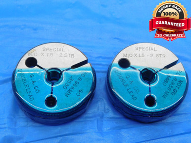 M10 X 1.5 SPECIAL DOUBLE LEAD Thread Ring Gage | DW25795BH3 | M & J ...