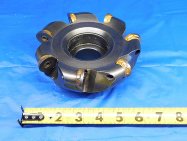SANDVIK 6" O.D. FACE MILL RA300-152R38-25M 1 1/2 PILOT 7 POCKETS R300 ...