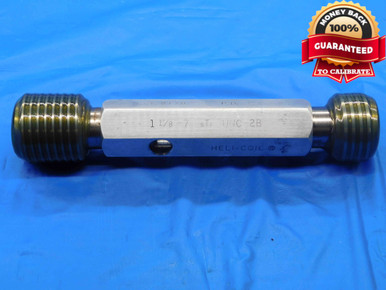 1 1/8 7 UNC 2B STI HELICOIL Thread Plug Gage | DW26413RD | M & J ...