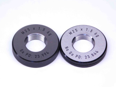 NEW M25 X 1.5 6g SOLID Thread Ring Gage | MS6859LZ | M & J Tooling LLC