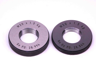 NEW M30 X 1.5 6g SOLID Thread Ring Gage | MS6882LZ | M & J Tooling LLC