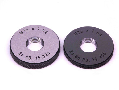 NEW M16 X 1 6g SOLID Thread Ring Gage | MS6883LZ | M & J Tooling LLC
