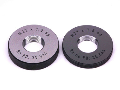 NEW M27 X 1.5 6g SOLID Thread Ring Gage | MS6886LZ | M & J Tooling LLC
