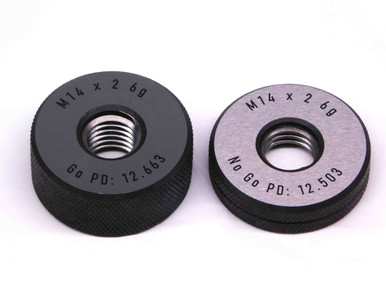 NEW M14 X 2 6g SOLID Thread Ring Gage | MS6887LZ | M & J Tooling LLC