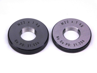 NEW M22 X 1 6g SOLID Thread Ring Gage | MS6877LZ | M & J Tooling LLC