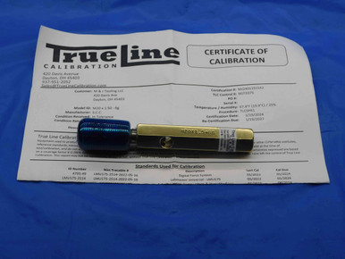 CERTIFIED M20 X 1.5 6g SET Thread Plug Gage | DW26758TLC | M & J Tooling LLC