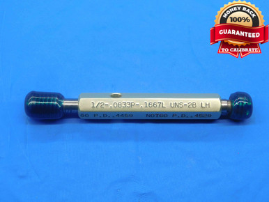 1/2 12 UNS 2B DOUBLE LEAD LEFT HAND Thread Plug Gage | DW27632RD | M ...