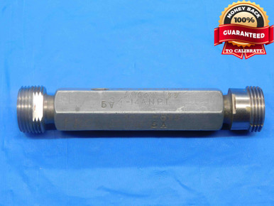 3/4 14 ANPT / NPT L1 & L3 Thread Plug Gage | DW27739RD | M & J Tooling LLC