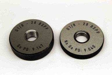 NEW G 1/8 28 BSPP SOLID Thread Ring Gage | MS6981LZ | M & J Tooling LLC