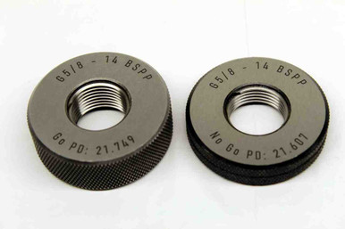 NEW G 5/8 14 BSPP SOLID Thread Ring Gage | MS6979LZ | M & J Tooling LLC