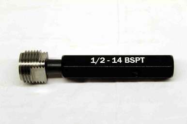 NEW 1/2 14 BSPT Thread Plug Gage | MS6992LZ | M & J Tooling LLC