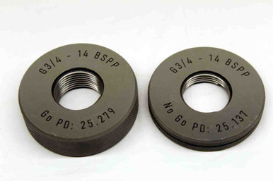 NEW G 3/4 14 BSPP SOLID Thread Ring Gage | MS6983LZ | M & J Tooling LLC