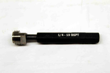 NEW 1/4 19 BSPT Thread Plug Gage | MS6986LZ | M & J Tooling LLC