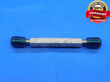 1/2 20 SPECIAL SET THREAD PLUG GAGE .5 GO NO GO P.D.'S = .4678 & .4665 ...