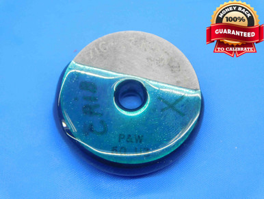 1/16 27 NPTF 6 STEP PIPE THREAD RING GAGE .0625 N.P.T.F. DRYSEAL CREST ...
