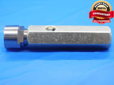 1" 11 1/2 NPT 6 STEP PIPE THREAD PLUG GAGE 1.0 1.00 N.P.T. CREST CHECK ...
