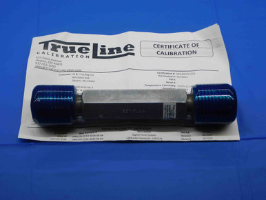 CERTIFIED 1 1/2 8 NS 3 SET THREAD PLUG GAGE 1.5 GO NO GO PD'S = 1.4188 ...