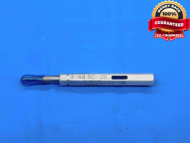 3 48 NC 2B SPECIAL THREAD PLUG GAGE #3 .099 GO ONLY P.D. = .0860 UNC-2B ...