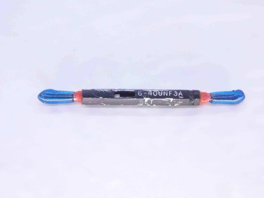 6 40 UNF 3A SET THREAD PLUG GAGE #6 .138 .1380 GO NO GO P.D.'S = .1218 ...