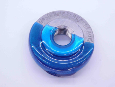 1/4 18 ANPT L1 L3 MASTER PIPE THREAD RING GAGE .25 NPT REFERENCE ...