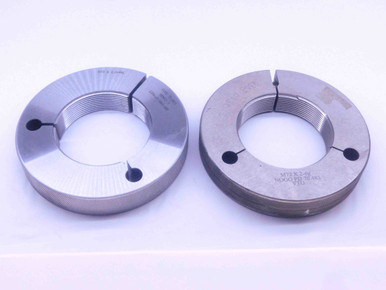 M72 X 2 6g METRIC THREAD RING GAGES 72 2.0 GO NO GO P.D.'S = 70.663 ...