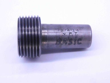 3/4 14 NPT MASTER PIPE SET THREAD PLUG GAGE .75 .750 .7500 L1 L2 ...