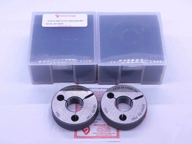 NEW 13/16 20 UNEF 2A VERMONT THREAD RING GAGES .8125 GO NO GO PDS ...