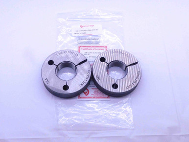 NEW 1 3/8 12 UNF 2A VERMONT THREAD RING GAGES 1.375 GO NO GO = 1.3190 ...