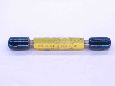 M18 X 1.5 6g SPECIAL SET THREAD PLUG GAGE 18 GO NO GO P.D.'S = 16.964 & 16.824 - DW33127CT4 - M ...