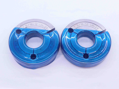 1 5/16 12 UN 2A BEFORE PLATE THREAD RING GAGES 1.3125 GO NO GO = 1.2564 & 1.2509 - DW33274CT4 ...