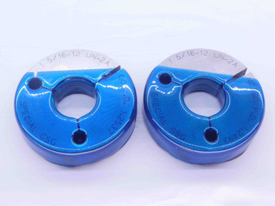 1 5/16 12 UN 2A SPECIAL THREAD RING GAGES 1.3125 GO NO GO PD'S = 1.2537 & 1.2493 - DW33301CT4 ...