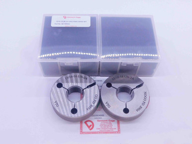 NEW 15/16 16 UN 2A VERMONT THREAD RING GAGES .9375 GO NO GO PD'S ...
