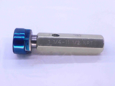 1 1/4 11 1/2 NPT 6 STEP PIPE THREAD PLUG GAGE 1.25 1.250 1.2500 N.P.T. ANPT - DW33799OB5 - M & J ...